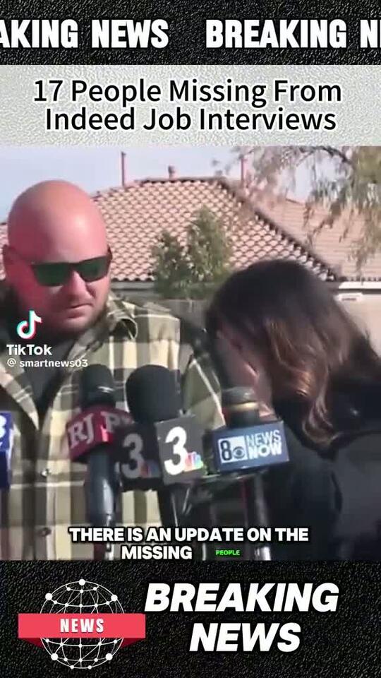 update on missing people who applied for jobs on Indeed... - NewsBreak