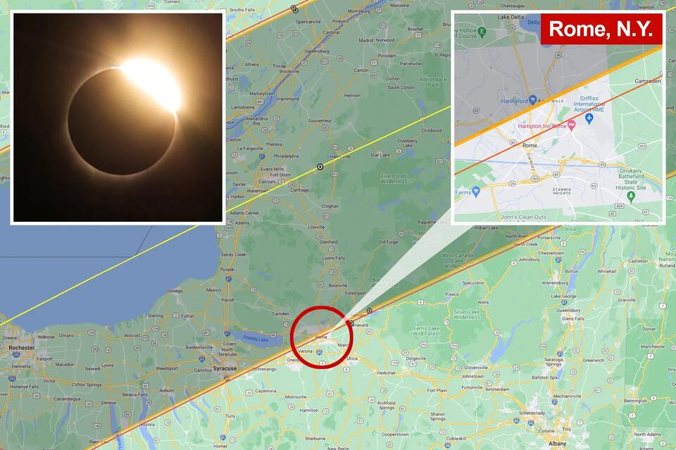 Edge of solar eclipse path of totality may slightly shift, experts warn ...