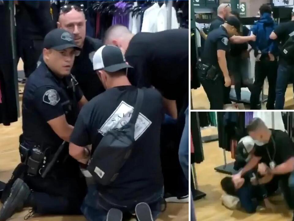California cop caught on video kicking teen shoplifter in the face ...