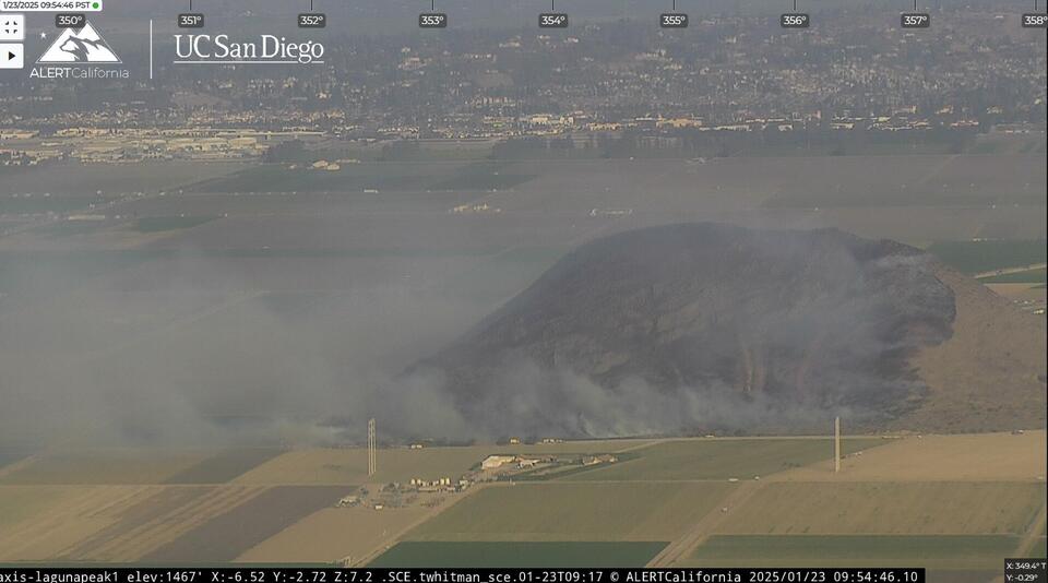 Laguna Fire: Crews Battling Fire Near CSU Channel Islands Campus ...