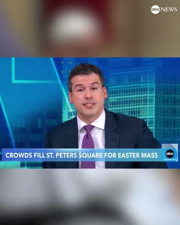 Pope Francis appeared on Sunday in St. Peter's Square at the Vatican ...