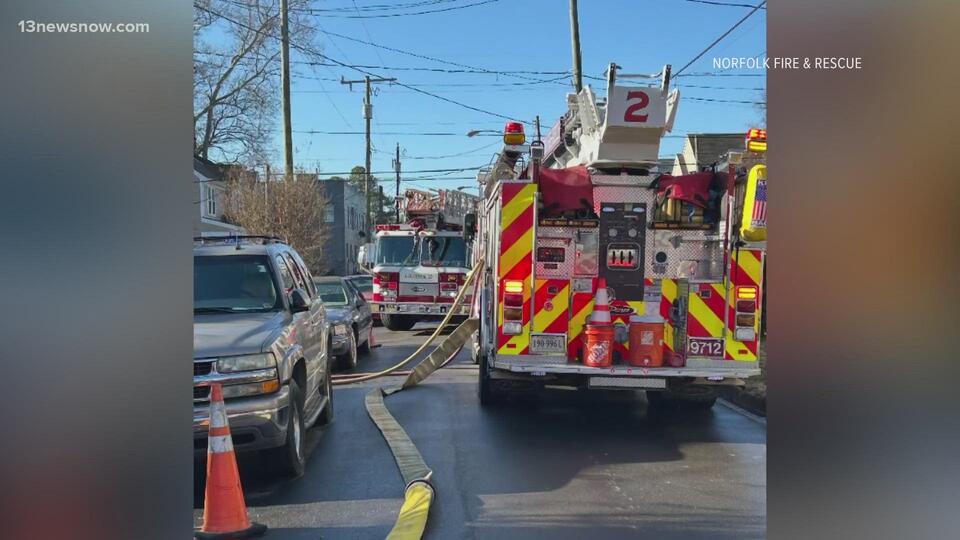 No one hurt in early morning Norfolk house fire - NewsBreak