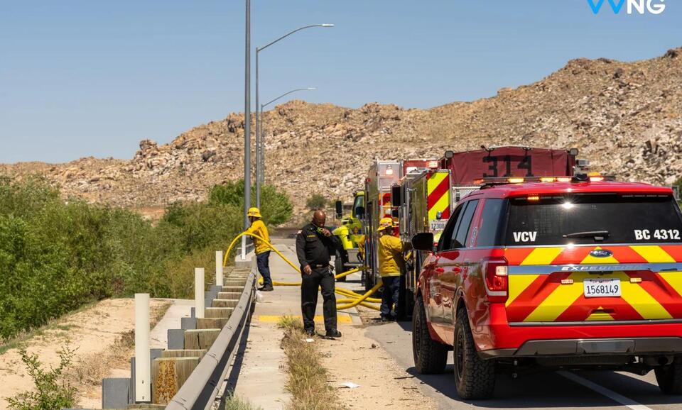 Quick Response from Victorville City Firefighters Contains Brush Fire ...