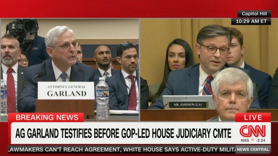 WATCH: House Republican Peppers Merrick Garland With Hunter Biden ...