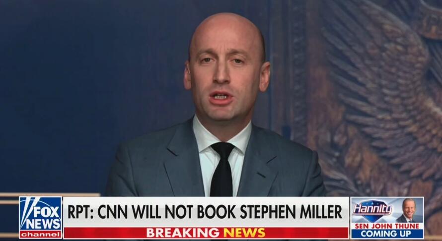 Stephen Miller Tells Hannity He’s Been Banned by CNN - NewsBreak