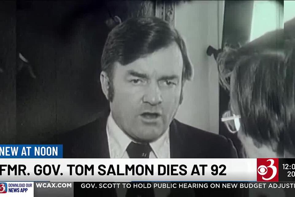 Former Vt. Gov. Tom Salmon dies at 92 - NewsBreak