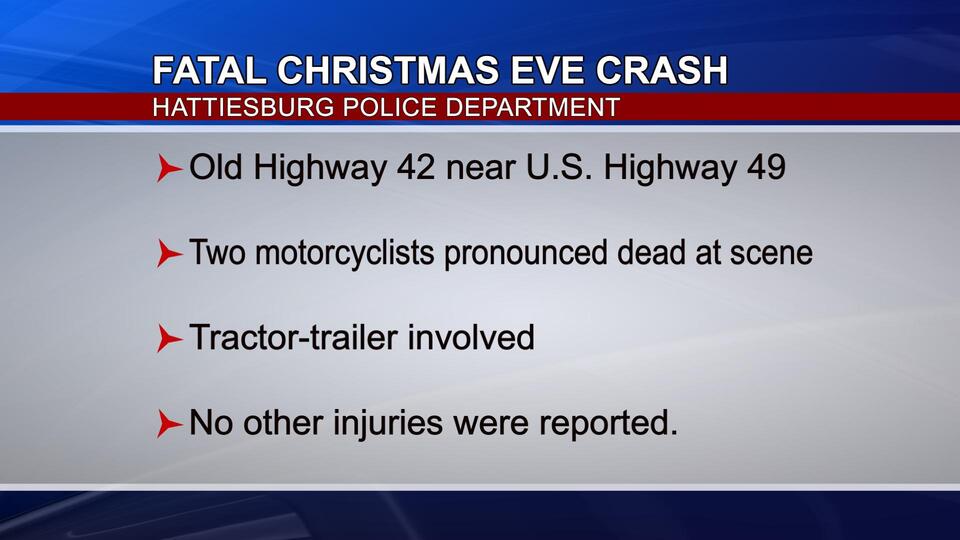 Two killed in Christmas Eve motorcycle crash - NewsBreak