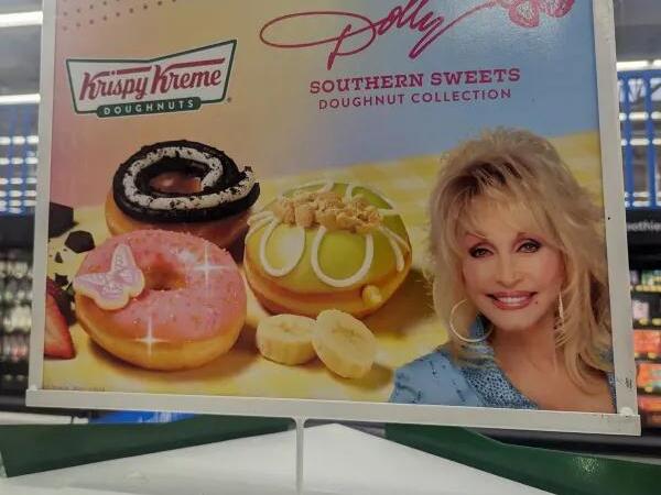 SPOTTED: Krispy Kreme Dolly Parton Southern Sweets Doughnut Collection