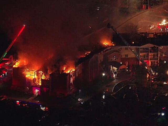 Crews battled large fire at Southgate senior apartment complex Friday ...