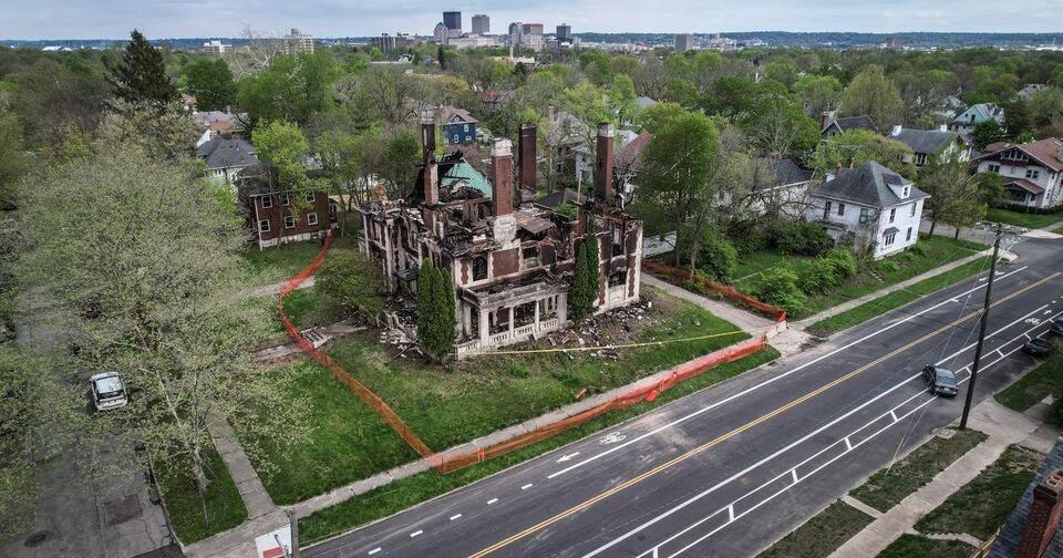 NEW DETAILS: Fire-ravaged historic Dayton Traxler mansion sells at ...