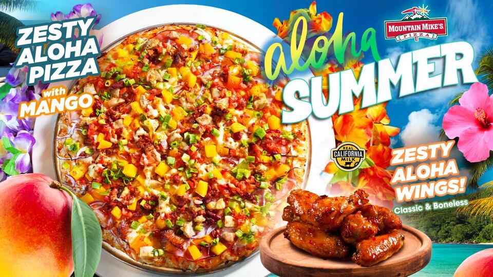 Mountain Mike’s Pizza Welcomes Summer with ‘Aloha’ and a Boldly ...