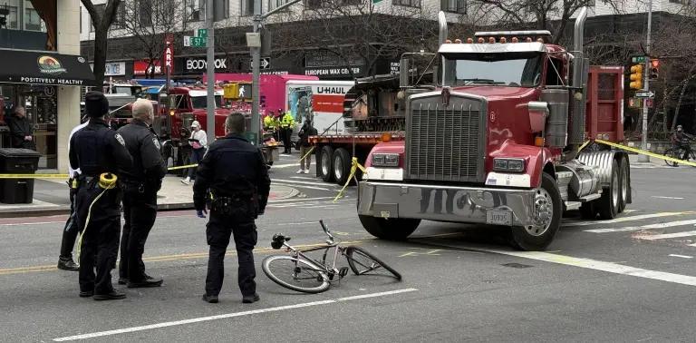 Bicyclist Left in Critical Condition after Midtown Truck Collision ...