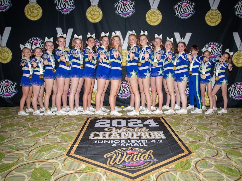 Inspire Training Center Team Eclipse earns gold at All Star World ...
