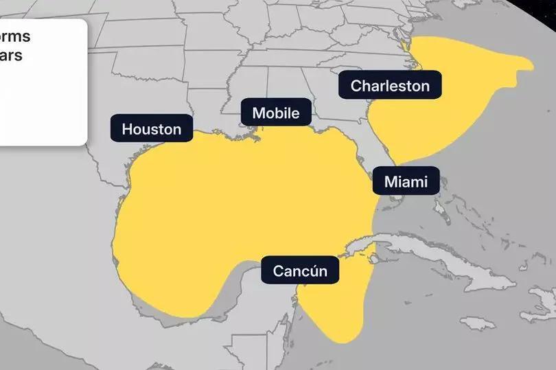 Hurricane warning map turns fiery red as fears US set for 'worse than ...