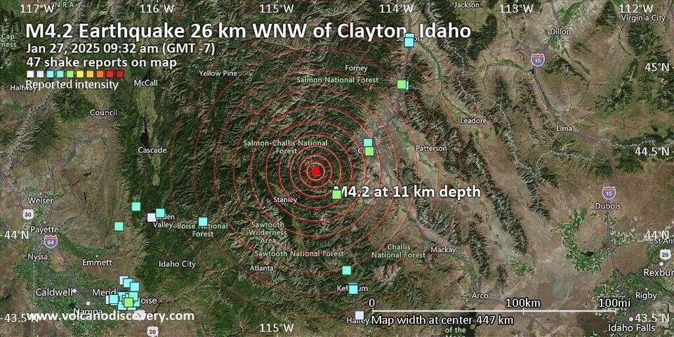 Monday morning earthquake felt by many in southern Idaho - NewsBreak