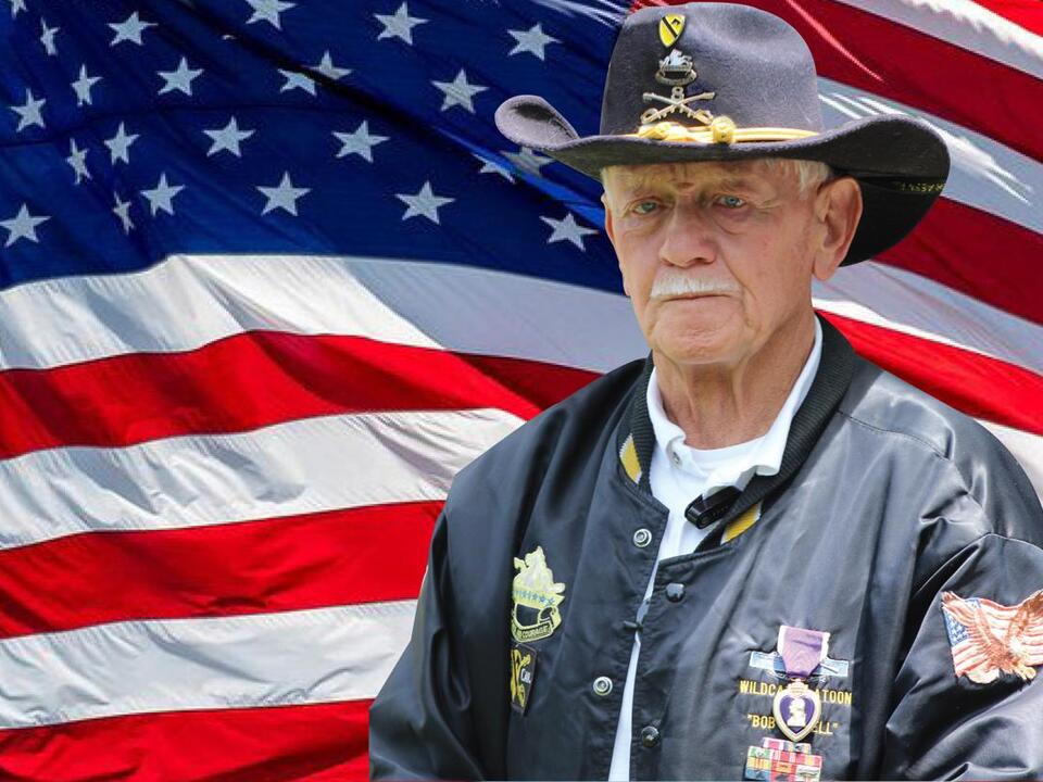 Robert Terrell Receives Purple Heart for Service in Vietnam