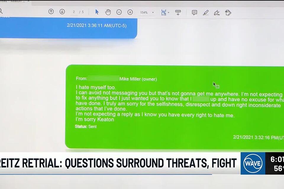 Text threats prior to Roosters shooting presented to jury during Karson ...