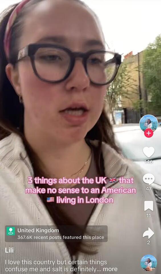 American woman living in UK reveals THREE things that baffle her about ...
