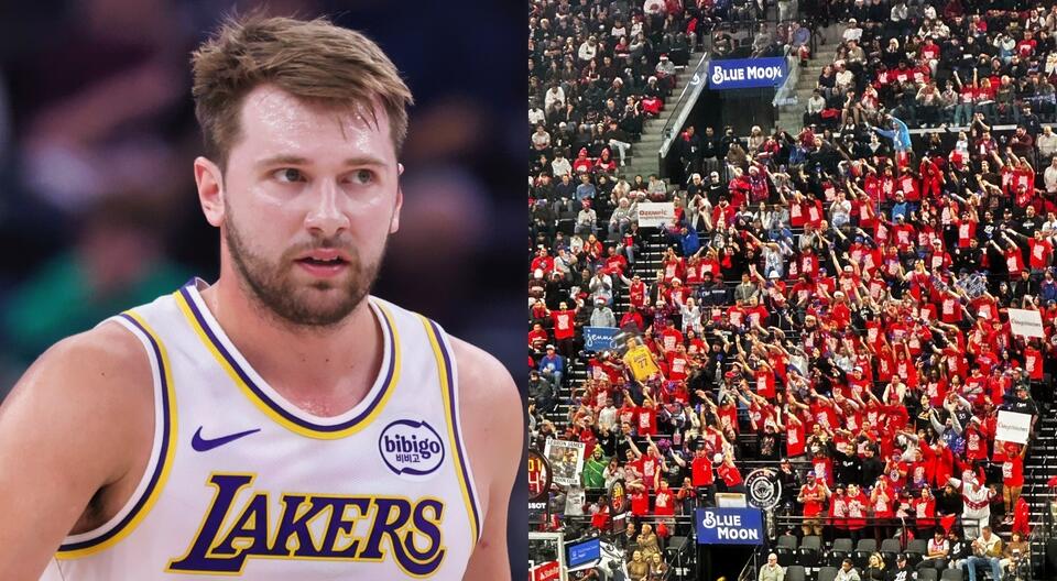 Clippers Fans In “The Wall” Troll Luka Doncic With Ozempic, Jenny Craig ...