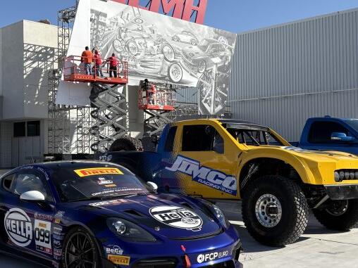 GALLERY: Crews are setting up for the 2024 SEMA Show in Las Vegas