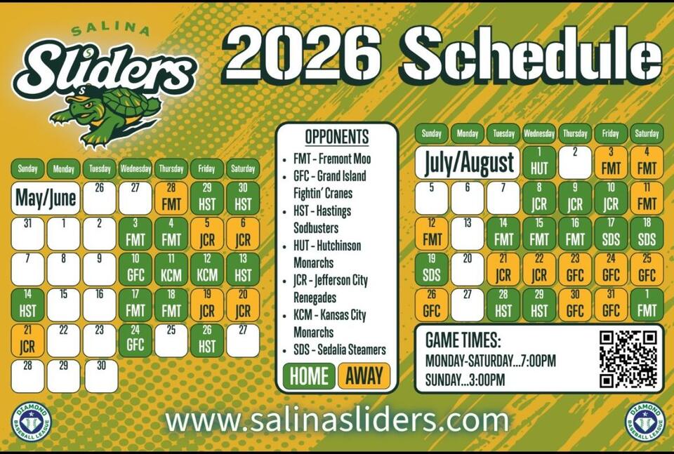 Diamond Baseball League, Salina Sliders Coming to Dean Evans Stadium ...