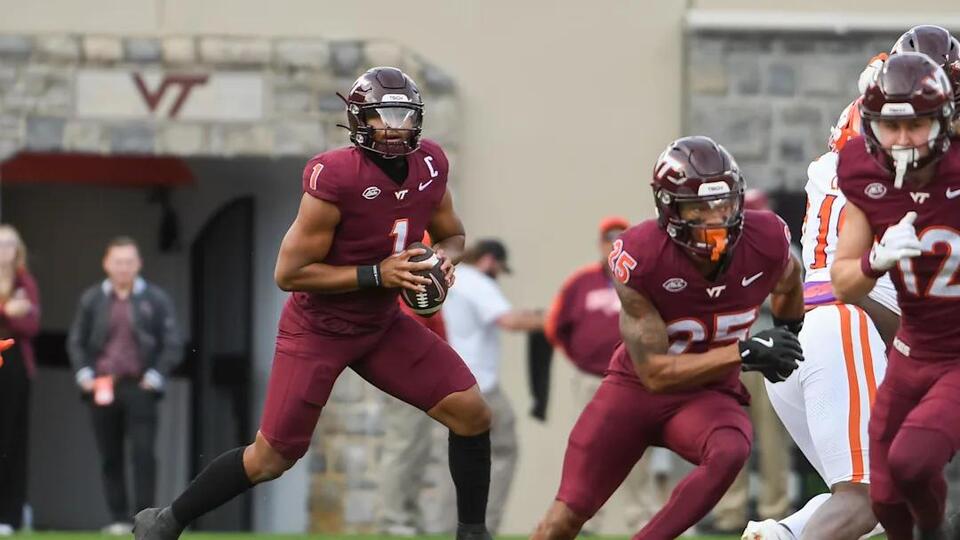 Virginia Tech QB Kyron Drones has outside shot at Heisman Trophy in 2025 according to odds ...