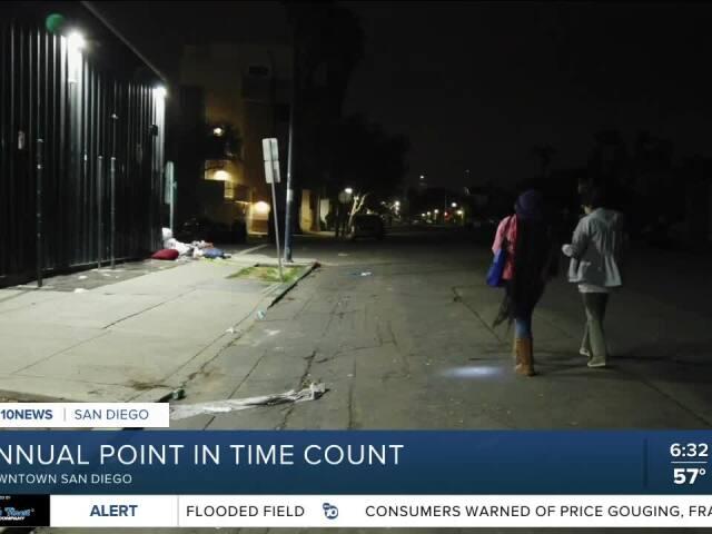 Local task force hits streets for San Diego's annual homeless ...