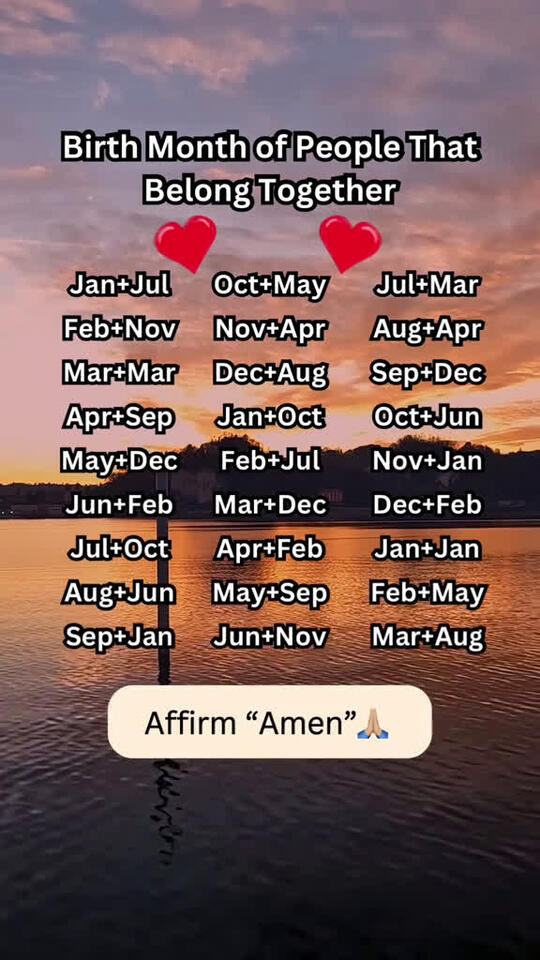 Birth months that belong together ️ #zodiac #zodiacsigns # ...