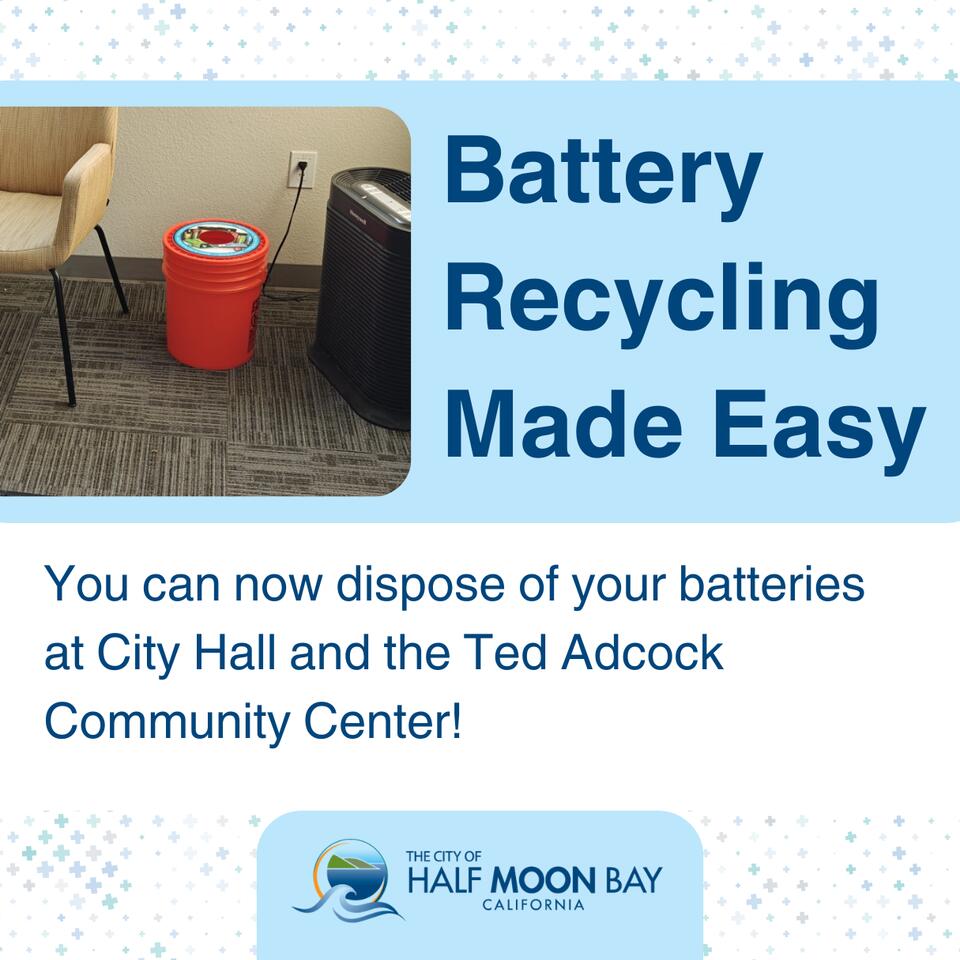 Battery disposal bins now at City Hall and Ted Adcock Center - NewsBreak