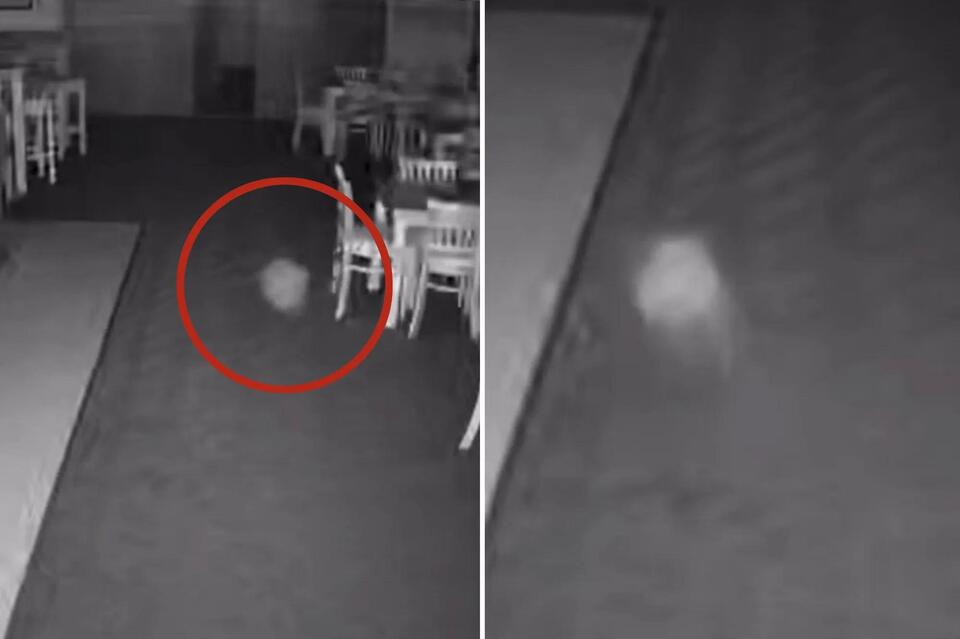 Unsettling footage shows ‘orb-like figure’ floating around cricket club ...