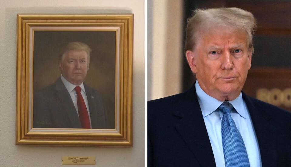 Trump Trashes His Own ‘Distorted’ Portrait, Blames ‘Radical Left ...