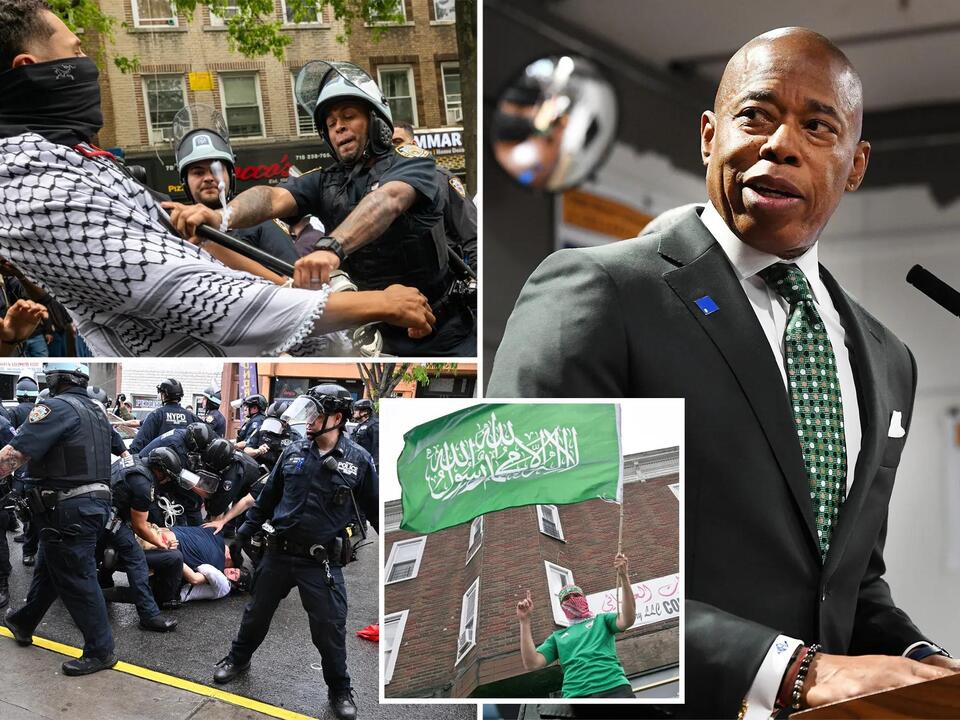 Adams praises NYPD’s ‘commendable’ conduct at raucous anti-Israeli ...