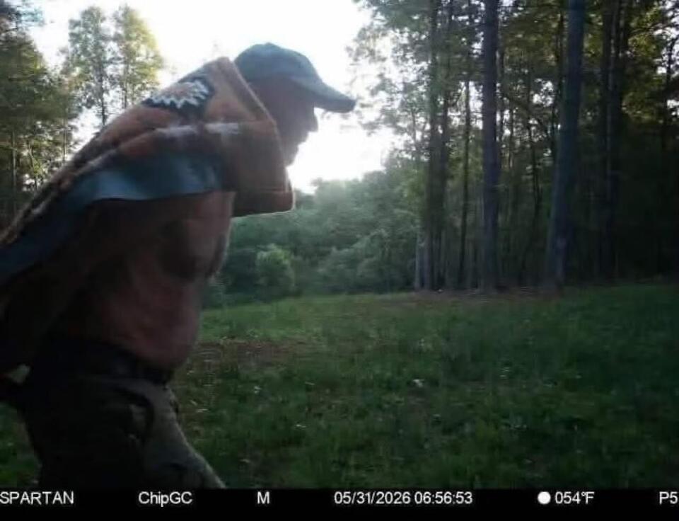 Fugitive suspect in Virginia police murder seen on wildlife camera in ...