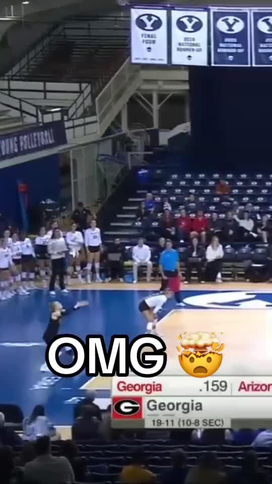 An absolute rocket volleyball spike georgia dawgs via NCAA Volleyball ...
