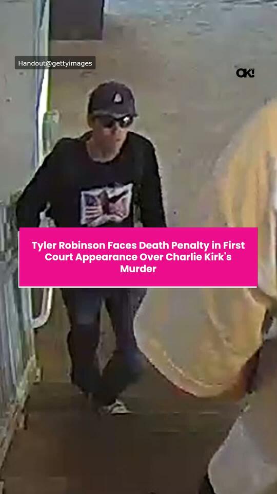 Tyler Robinson Faces Death Penalty in First Court Appearance Over ...