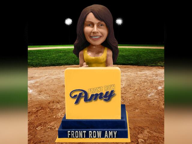 'Front Row Amy' bobblehead unveiled for Brewers Home Opener - NewsBreak