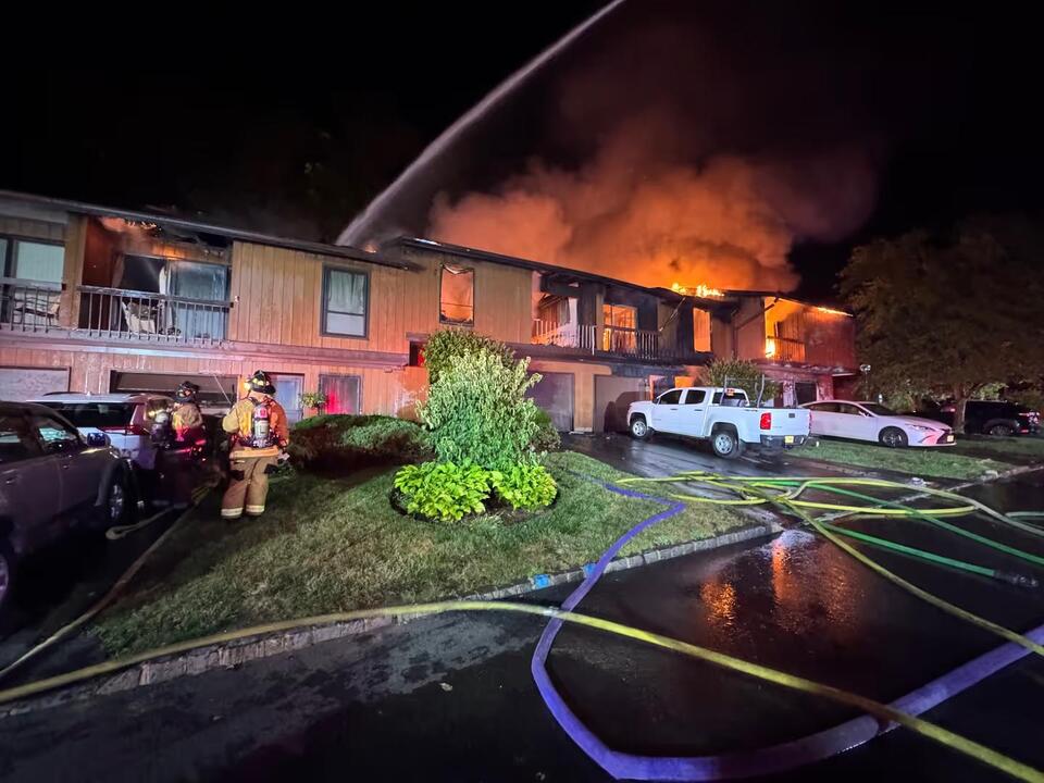 5 Townhouses Damaged In 3-Alarm Wharton Borough Fire: Authorities ...