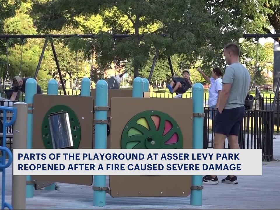 Repairs begin at Coney Island playground following damage from fire