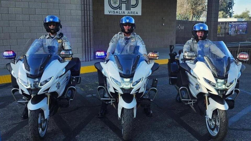 First 3 CHP motorcycle officers assigned to Visalia after completing ...