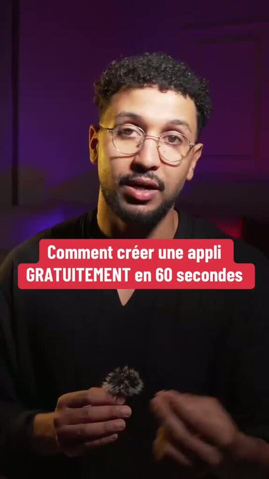 'Comment créer une appli gratuitement avec l’IA en moins de 60 secondes C’est fait avec Emergent ...