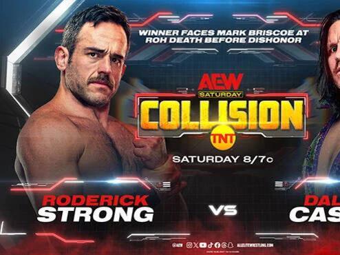 AEW Collision Preview: Roderick Strong vs. Dalton Castle, Skye Blue vs. Harley Cameron