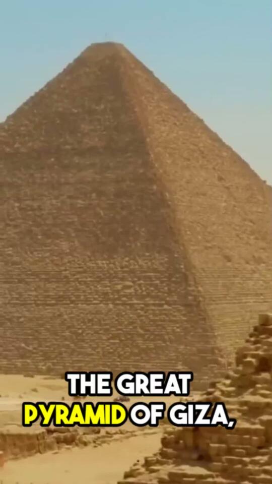 The Great Pyramid of Giza #GreatPyramidOfGiza #EgyptianArchitecture # ...