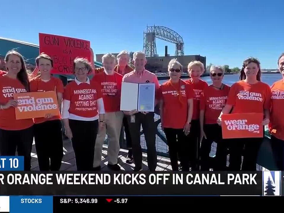 Wear Orange Weekend kicks off in Canal Park