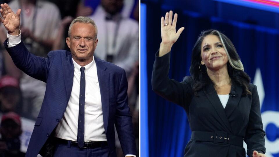RFK Jr., Tulsi Gabbard added to Trump transition team, campaign says ...
