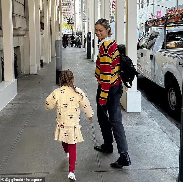 Gigi Hadid shares sweet photos with daughter Khai as boyfriend Bradley ...