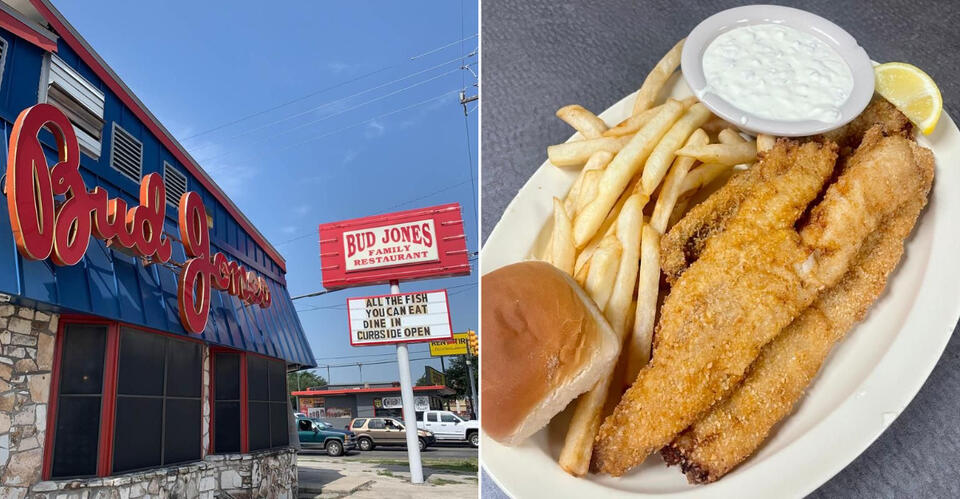 Why Bud Jones Restaurant In San Antonio Serves Fried Fish Locals Swear ...