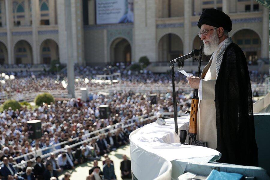 Khamenei seen publicly for first time since end of war with Israel ...