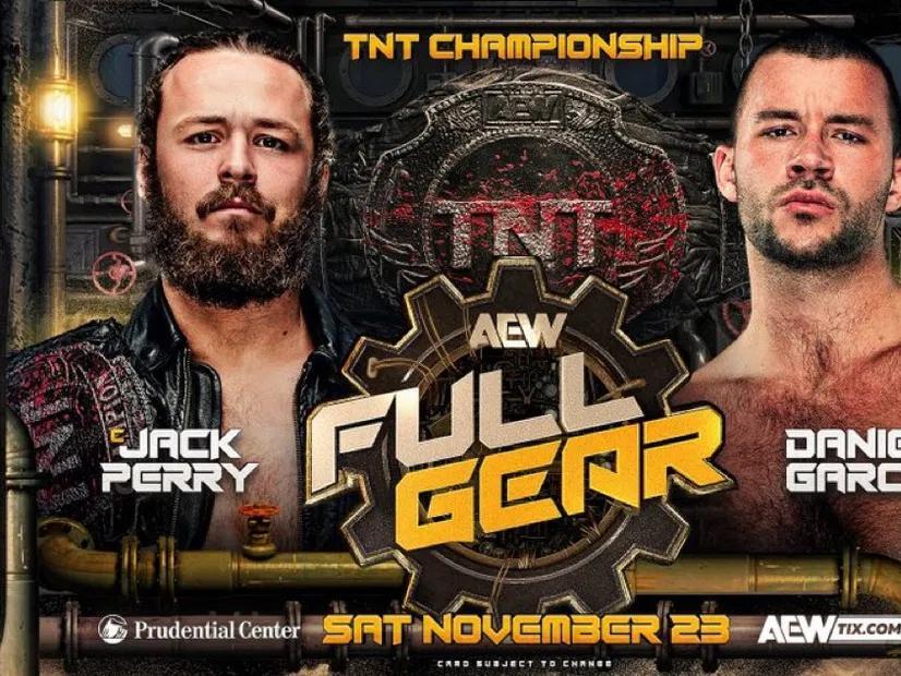 Jack Perry vs. Daniel Garcia TNT title match official for AEW Full Gear