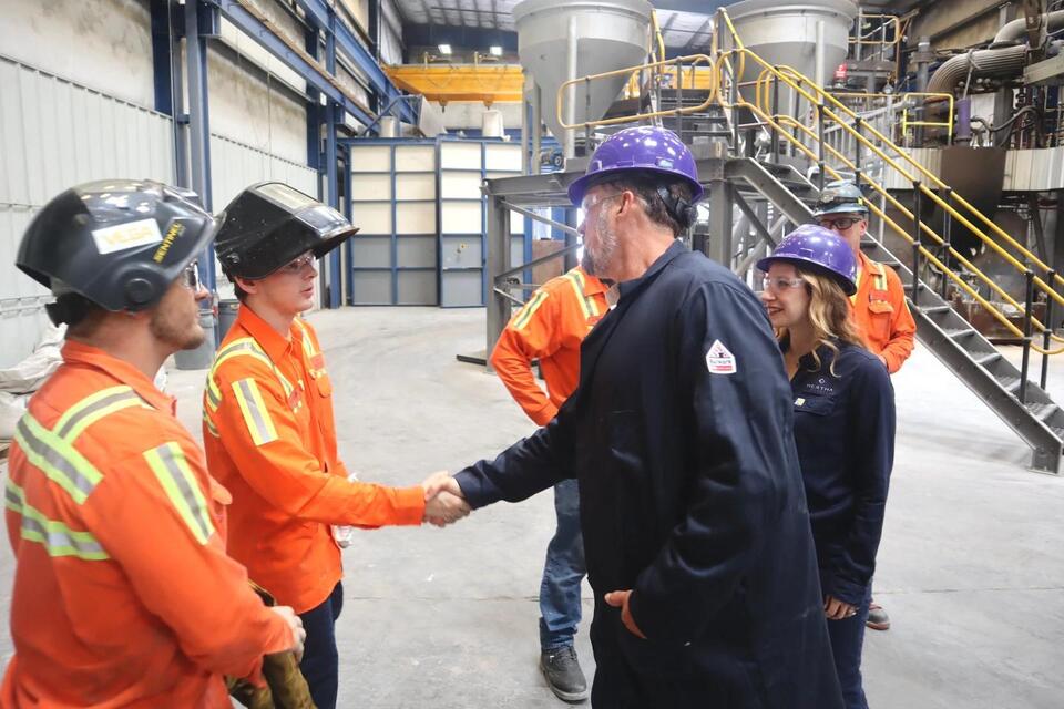 Congressman Morgan Luttrell Tours Hertha Metals’ Texas Plant Driving U ...