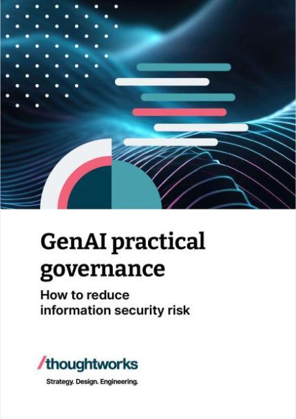 Generative AI governance How to reduce information security risks ...